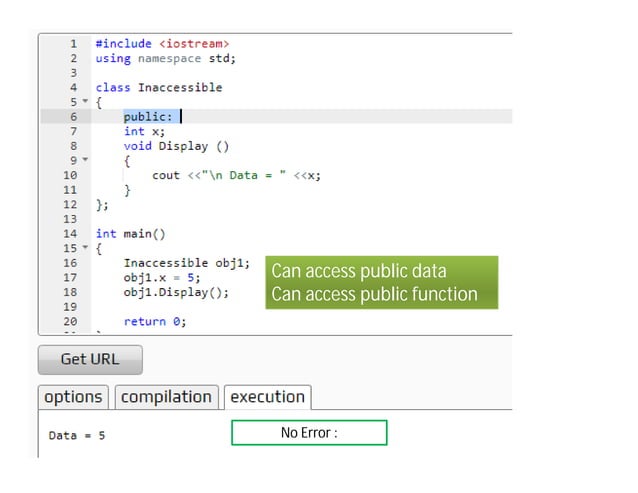 Access specifiers (Public Private Protected) C++ | PDF