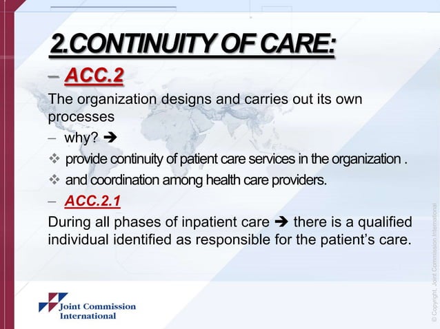 Access to care and continuity of care | PPTX