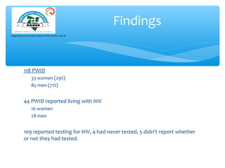 Access to care for hiv infected pwid what can be done | PPT