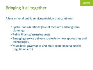 Measuring access to services in OECD countries | PPT