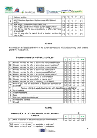 Accesstour tourism-offer-questionnaire en | PDF
