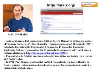 Topalo, Valentina. Open Access în biblioteca universitară | PPT