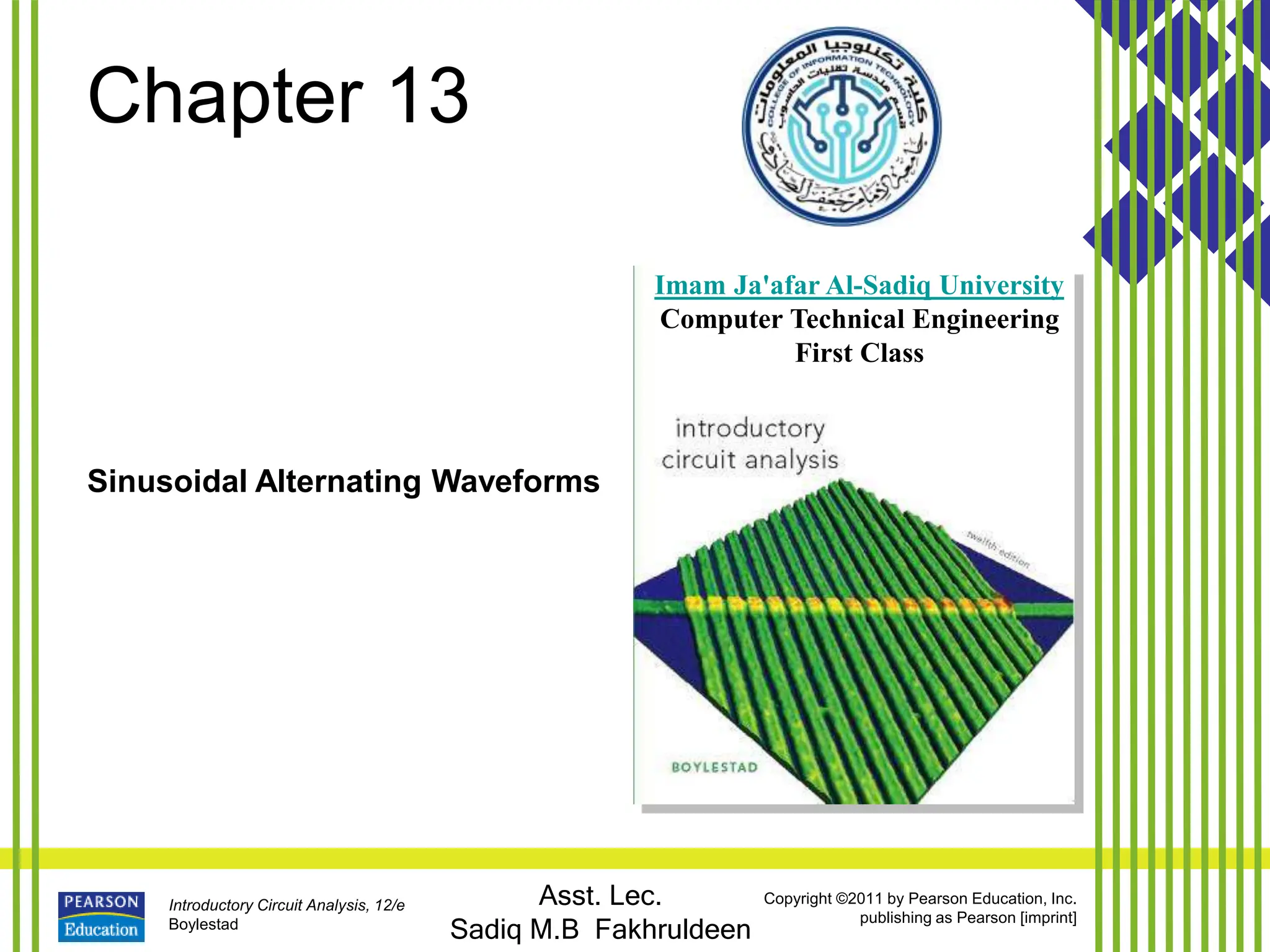 Sinusoidal Alternating Waveforms Alternating waveforms | PPTX | Physics | Science