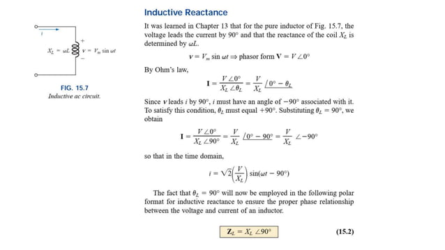 Series and Parallel ac Circuits AC ch 15-a.pptx | Computer Networking | Computing