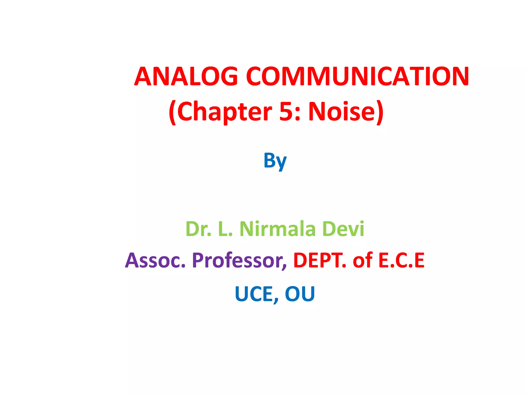 Analog Communication Ppt