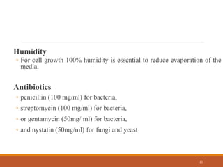 Animal cell culture and its techniques | PPTX