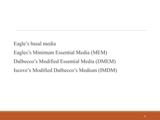Animal cell culture and its techniques | PPTX