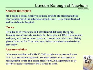Accident Report and investigation Accident Report and investigation | PPT