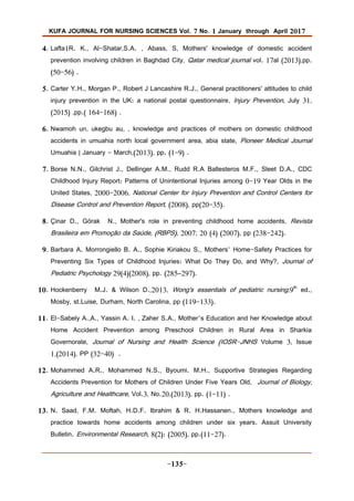 Assessment of Mothers Education and their Knowledge about Home-Accident ...