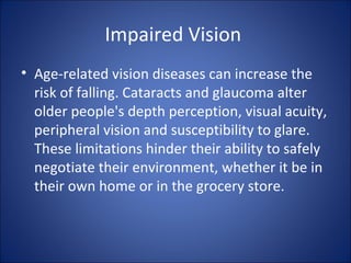 Accidental falls to the elderly | PPT