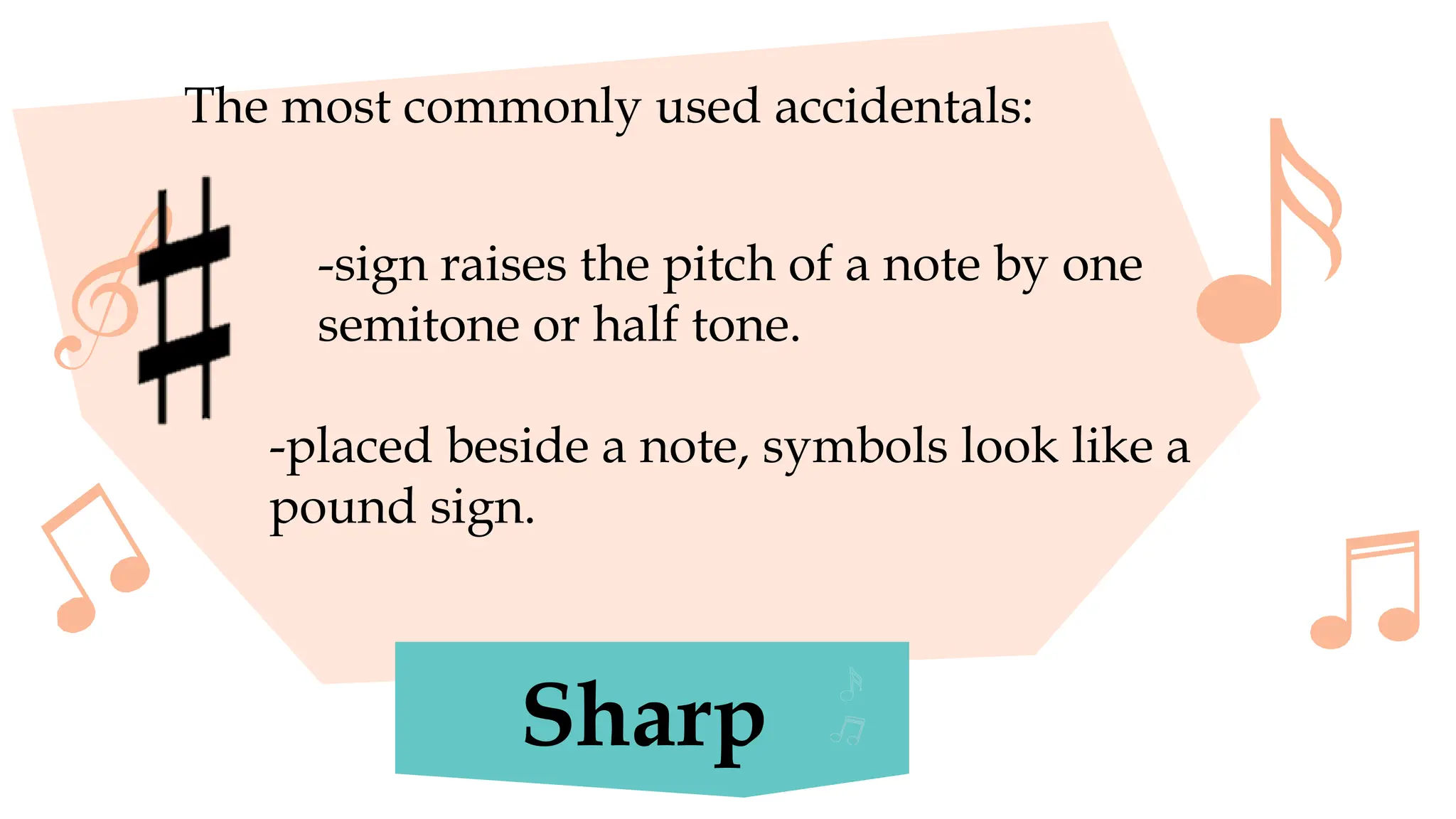 Accidental in Music for grade 5 and grade 6 Section a and b | PPTX