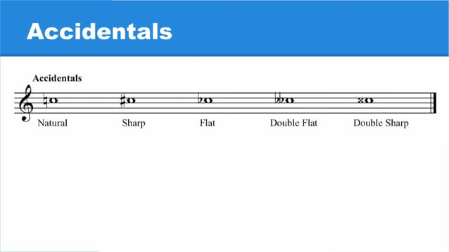 Accidental in Music for grade 5 and grade 6 Section a and b | PPT