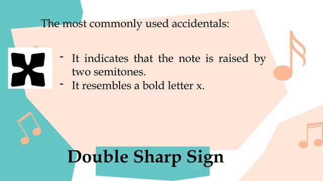 Accidental in Music for grade 5 and grade 6 Section a and b | PPT