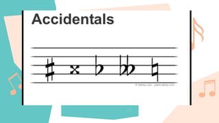 Accidental in Music for grade 5 and grade 6 Section a and b | PPTX