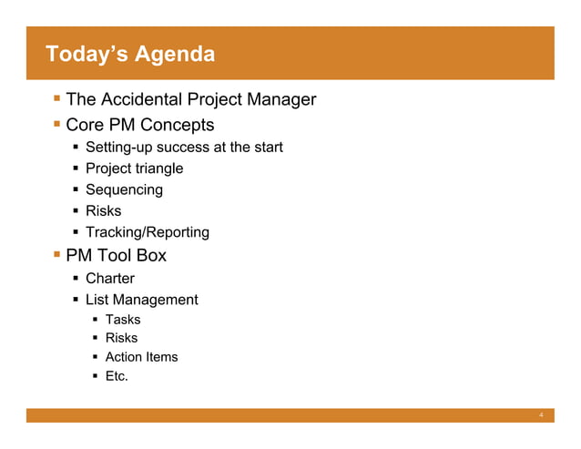 Project Management for the Accidental Project Manager | PPT