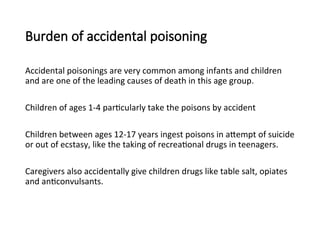 Accidental Poisoning Tutorial and the specific management | PPT