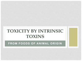 Accidental toxicity | PPTX