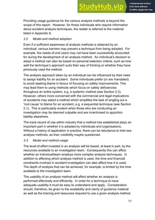 Accident Analysis Models And Methods Guidance For Safety Professionals ...