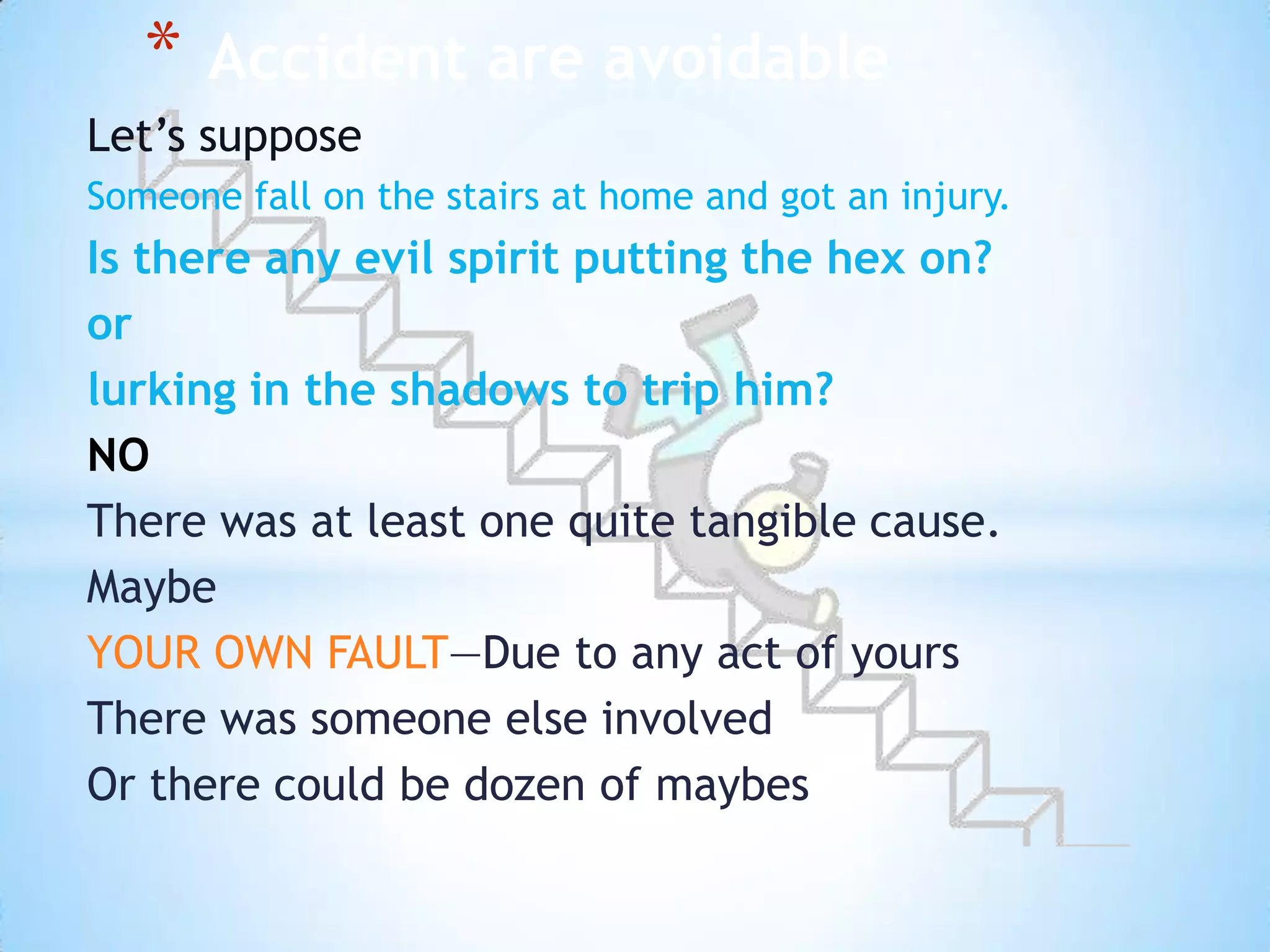 Accident are avoidable | PPTX