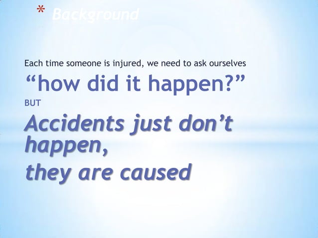 Accident are avoidable | PPT