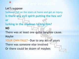 Accident are avoidable | PPT