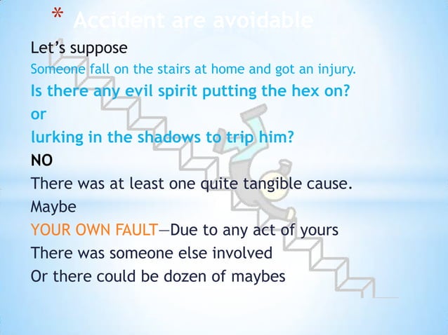 Accident are avoidable | PPT
