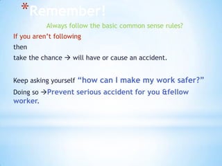 Accident are avoidable | PPT