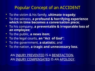 Accident Causation POWERPOINT FOR SAFETY ORIENTATION | PPT