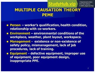 ACCIDENT CAUSATION THEORIES | PDF