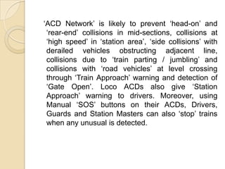 Anti collision devices (ACD) | PPTX