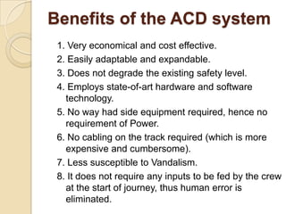 Anti collision devices (ACD) | PPTX