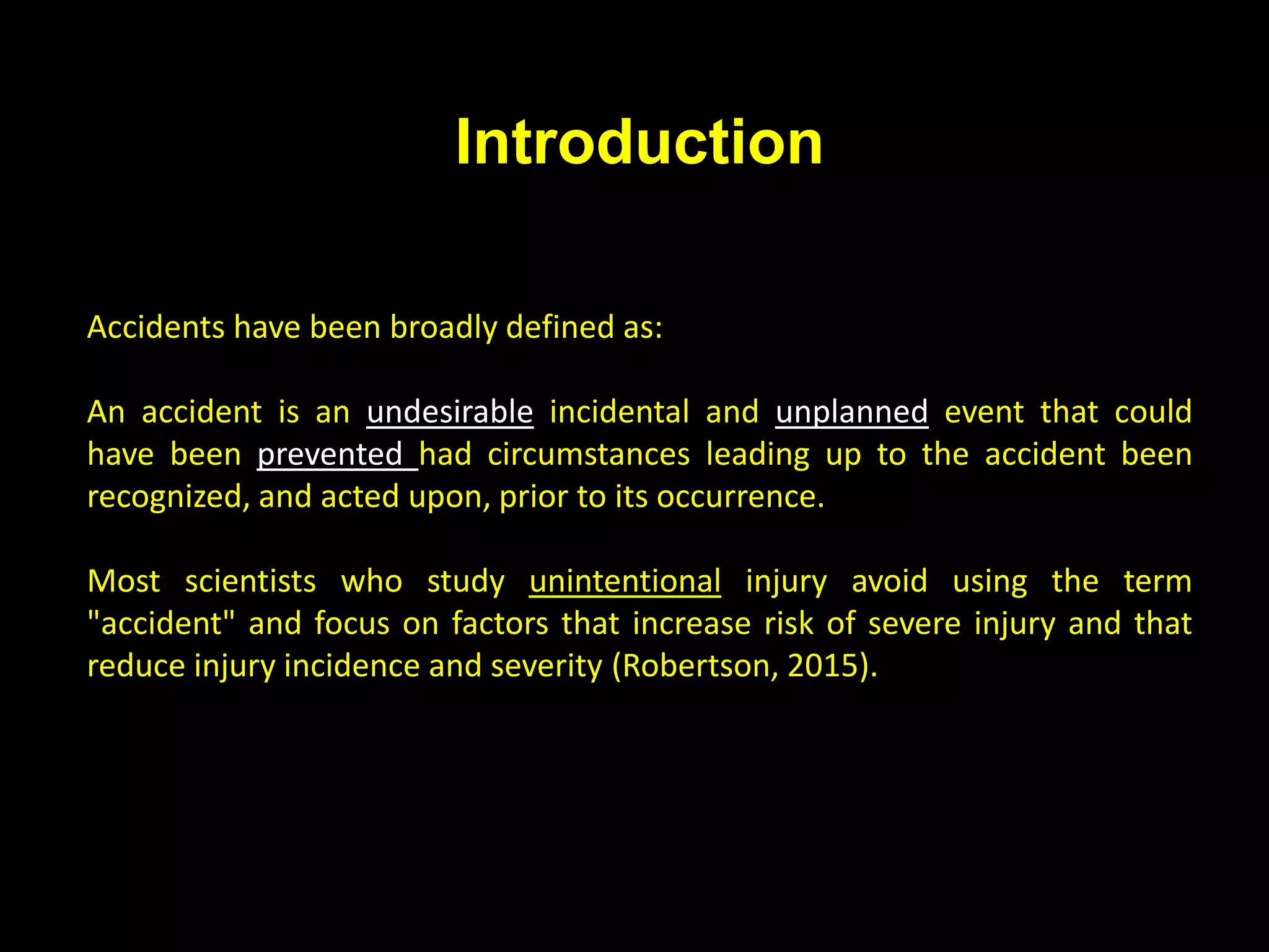 Accident Causation | PPTX