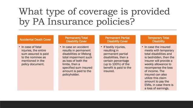 *Accident coverage insurance information | PPTX
