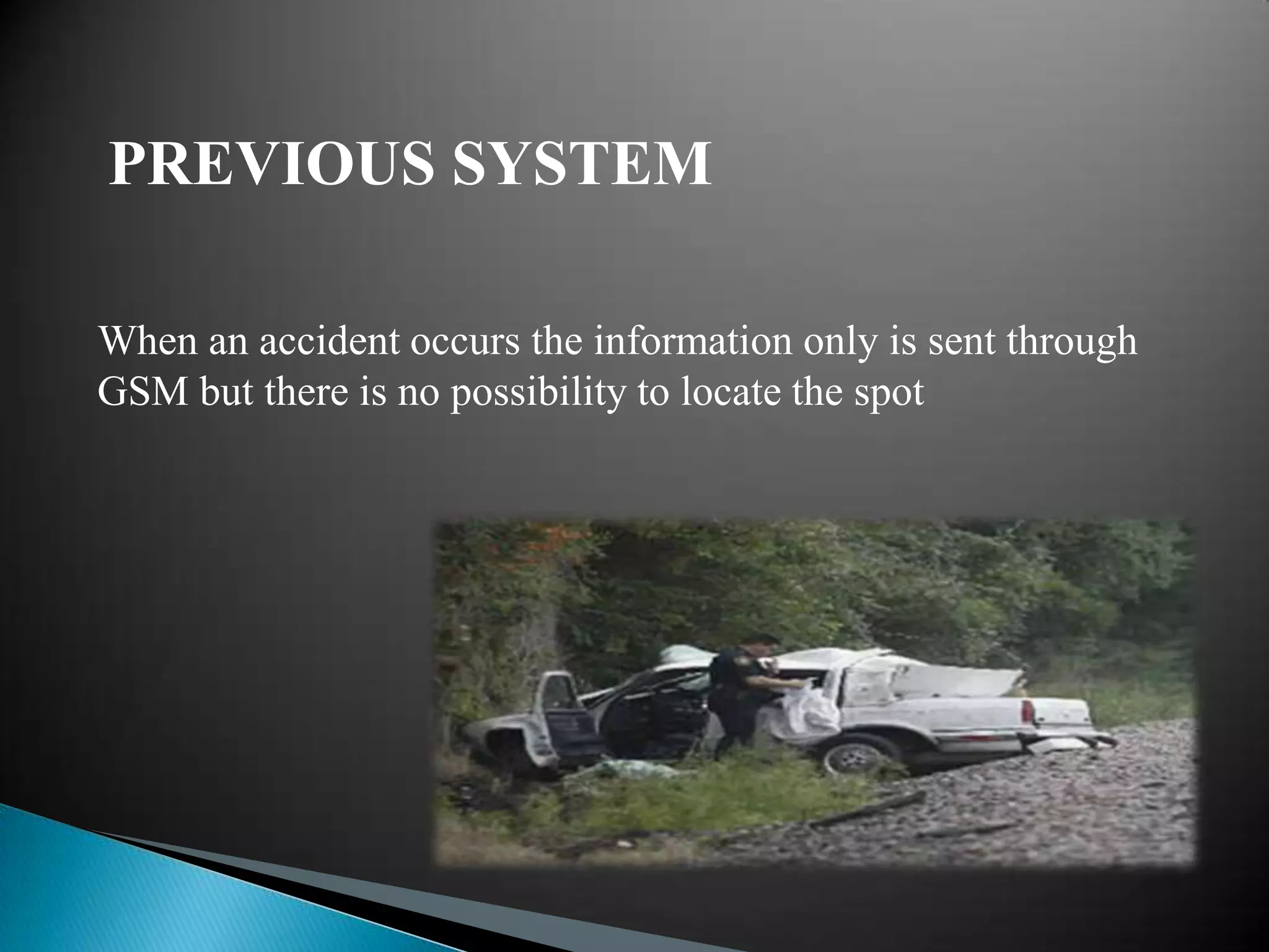 ACCIDENT DETECTION AND VEHICLE TRACKING USING GPS,GSM AND MEMS | PPTX