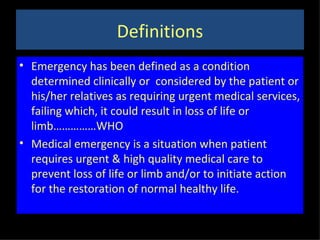 Accident & emergency | PPT