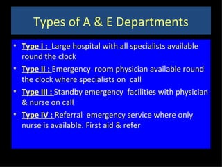 Accident & emergency | PPT