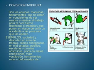 Accidentes de trabajo causa efecto y prevencion | PPTX
