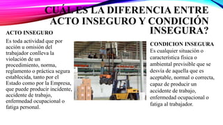 Accidentes de trabajo causas, efectos y prevención | PPTX