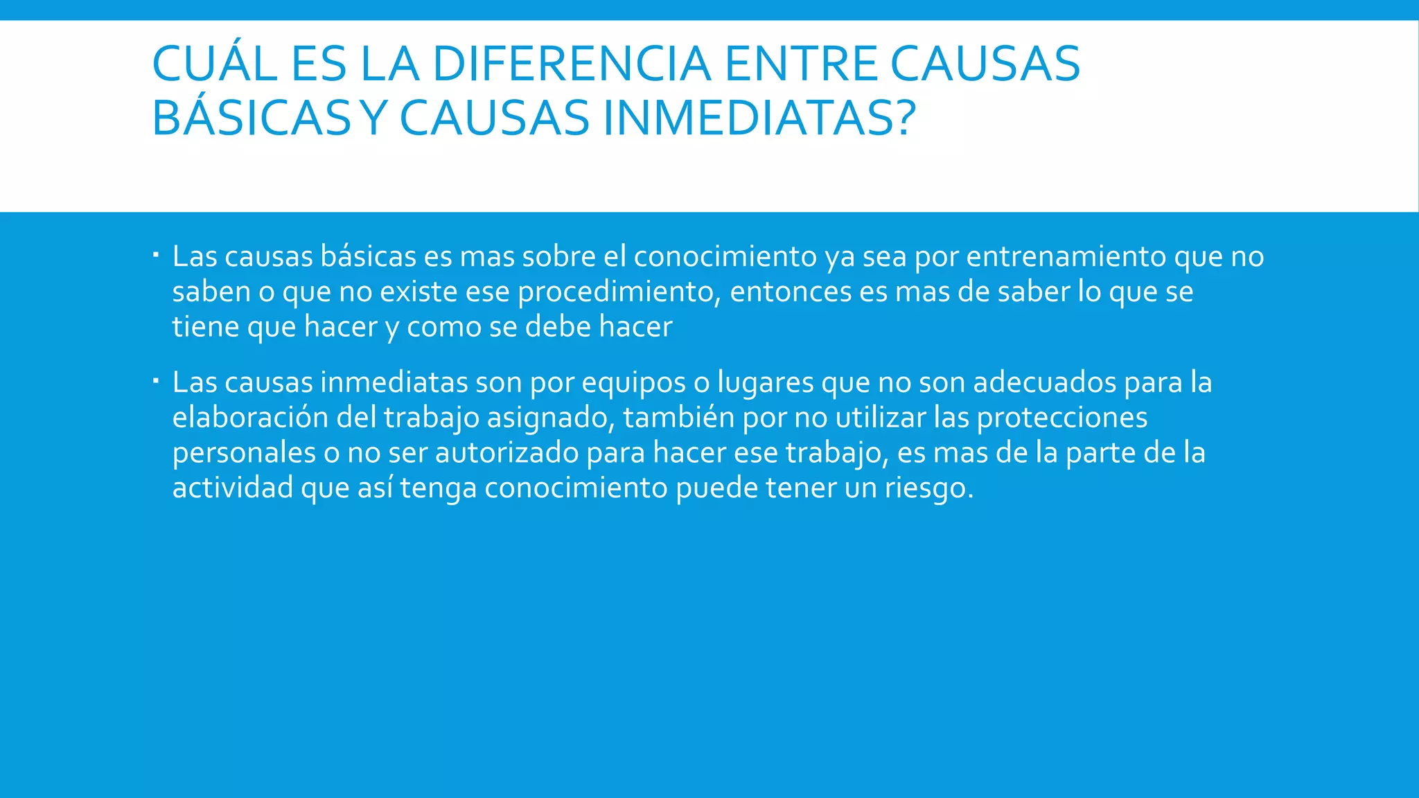 Accidentes de trabajo causas, efecto y prevención | PPTX