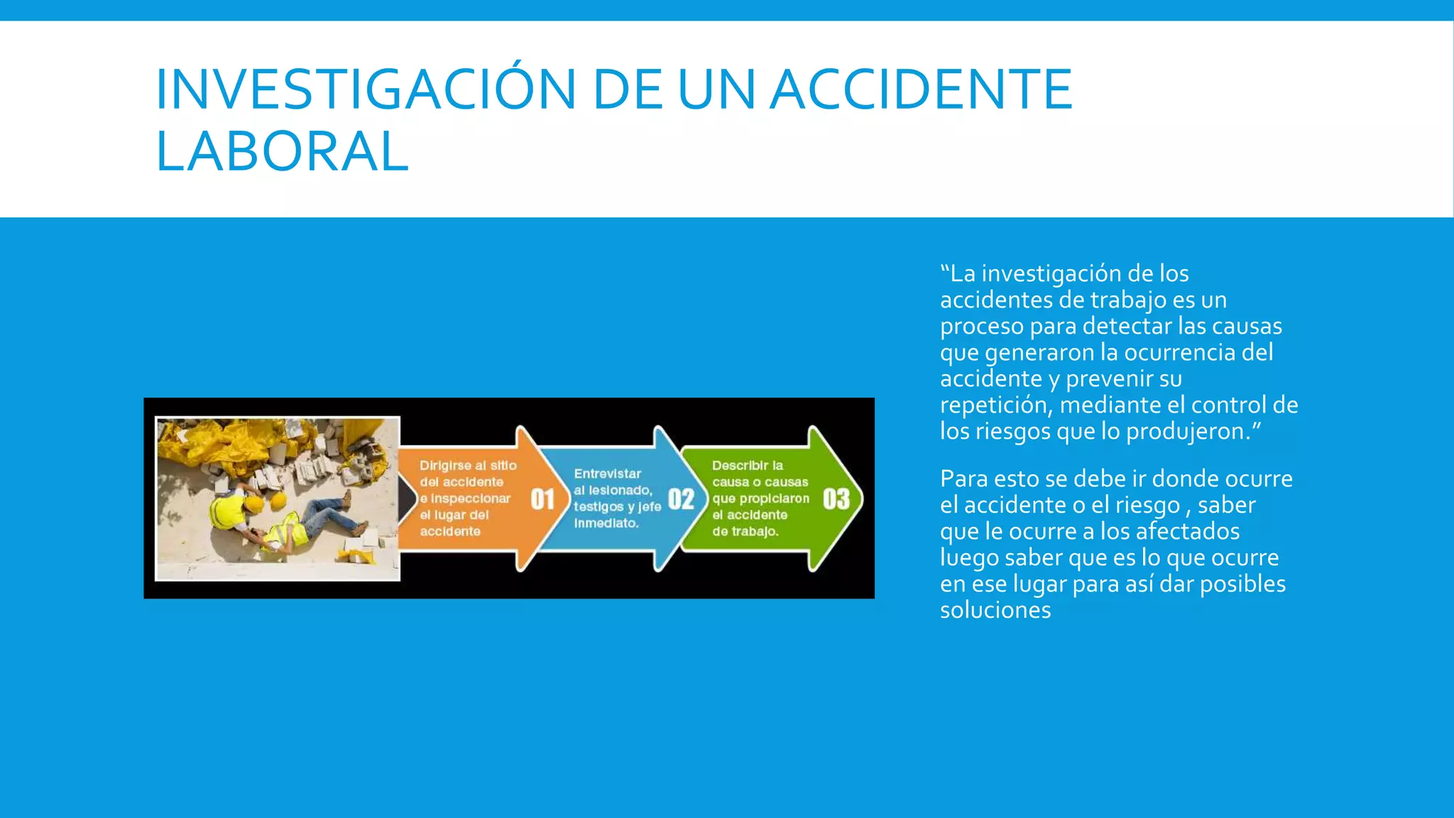 Accidentes de trabajo causas, efecto y prevención | PPTX