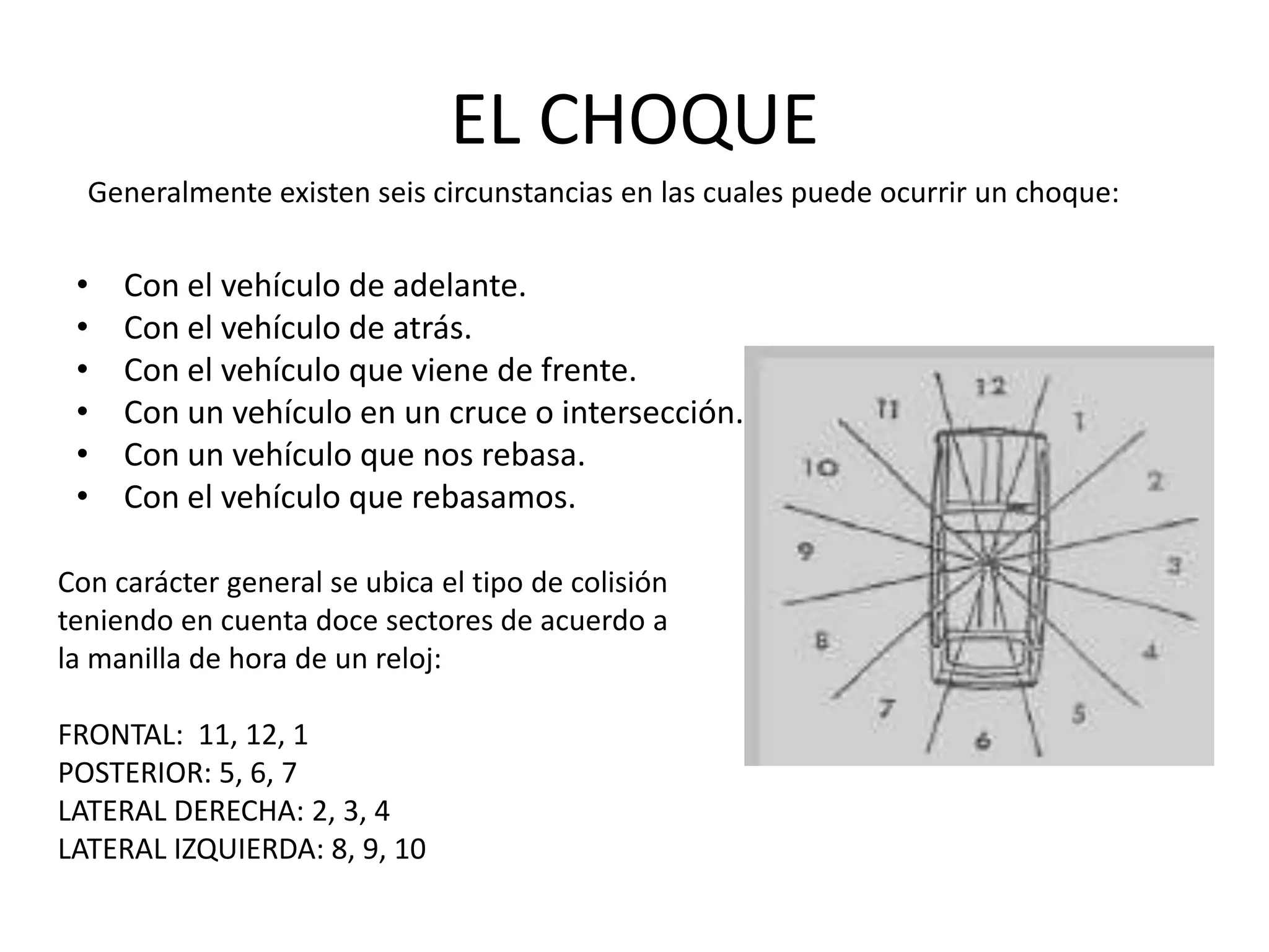 Accidentes de tránsito el choque | PPT