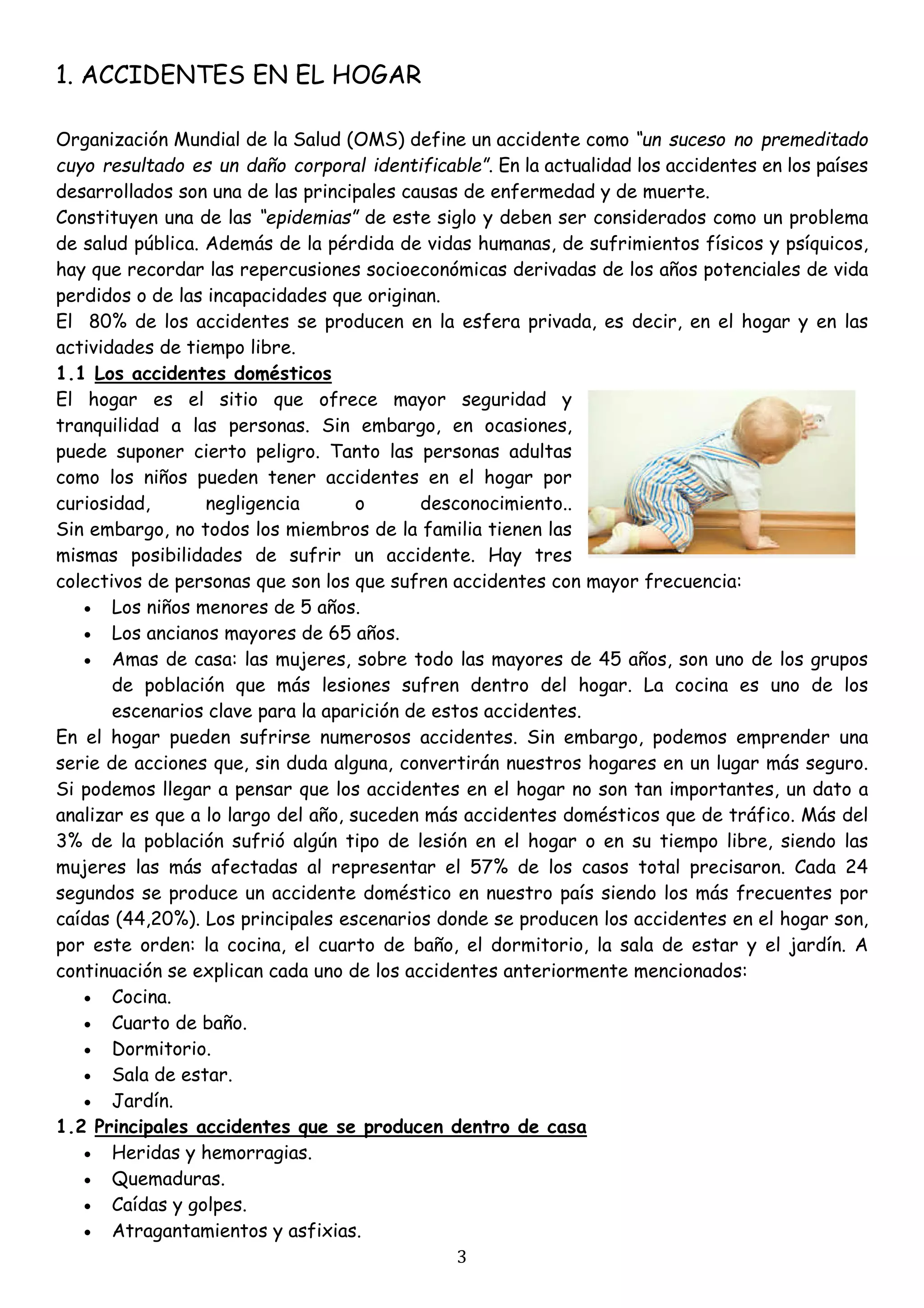 Accidentes en el hogar | PDF