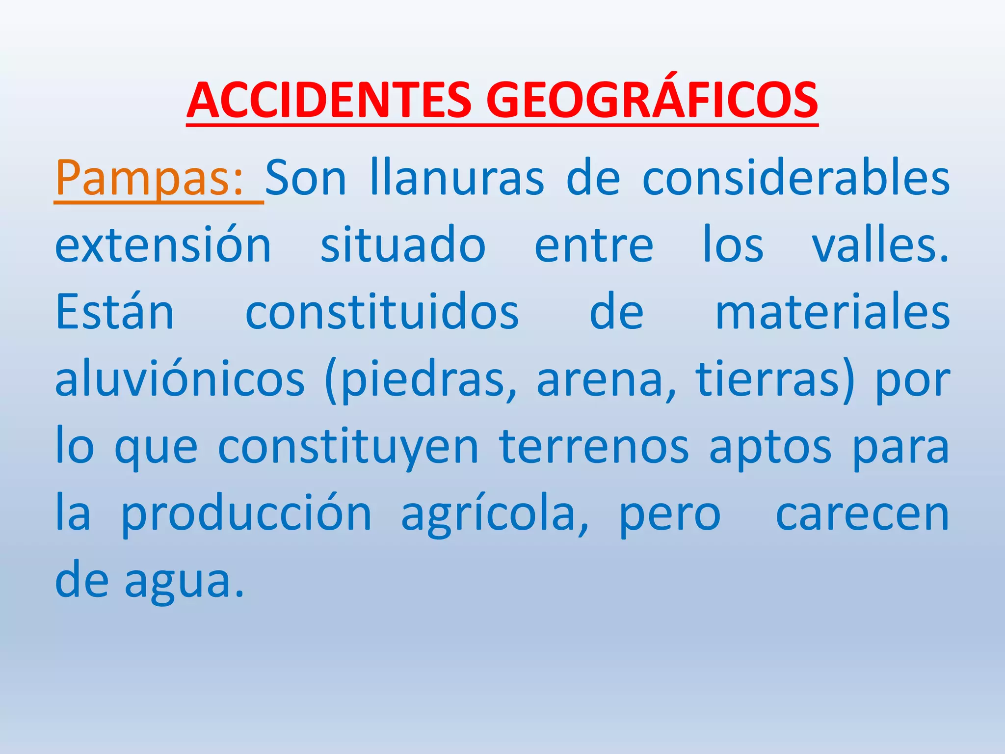 Accidentes geograficos | PPT