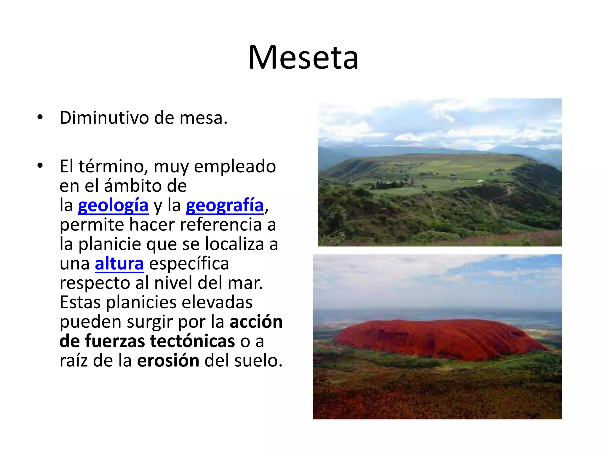 Accidentes geograficos del relieve latinoamericano | PPT