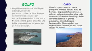 Accidentes geográficos costeros | PPTX