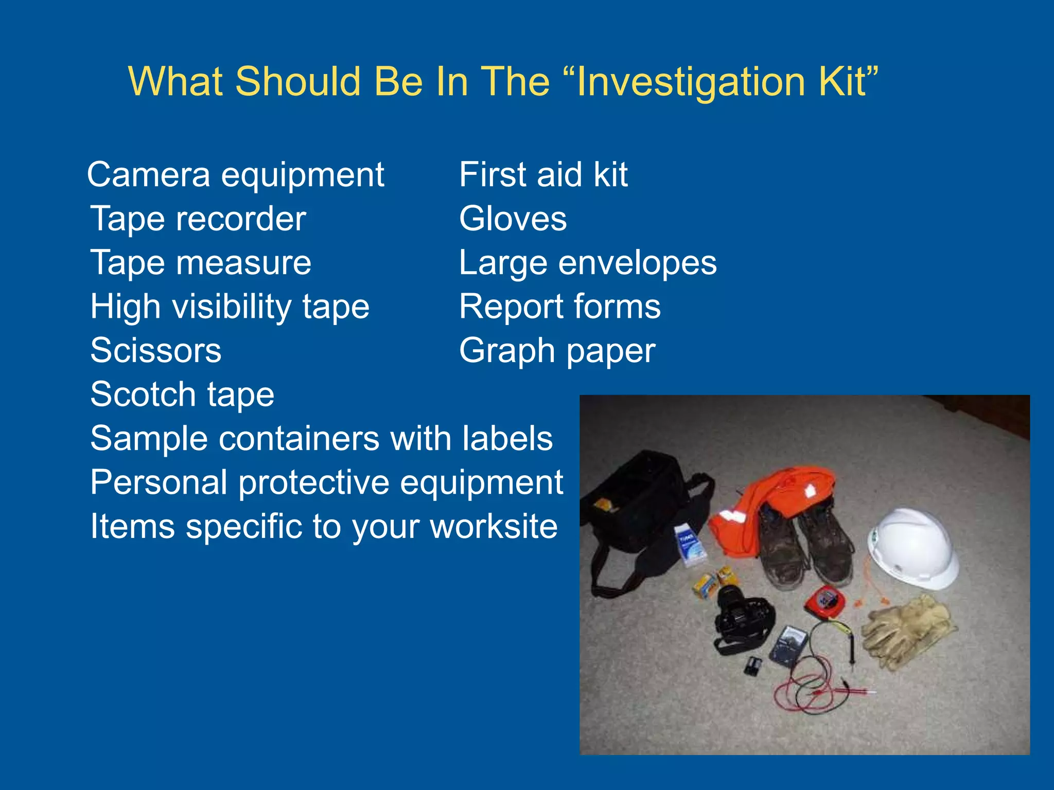 Accident investigation | PPT