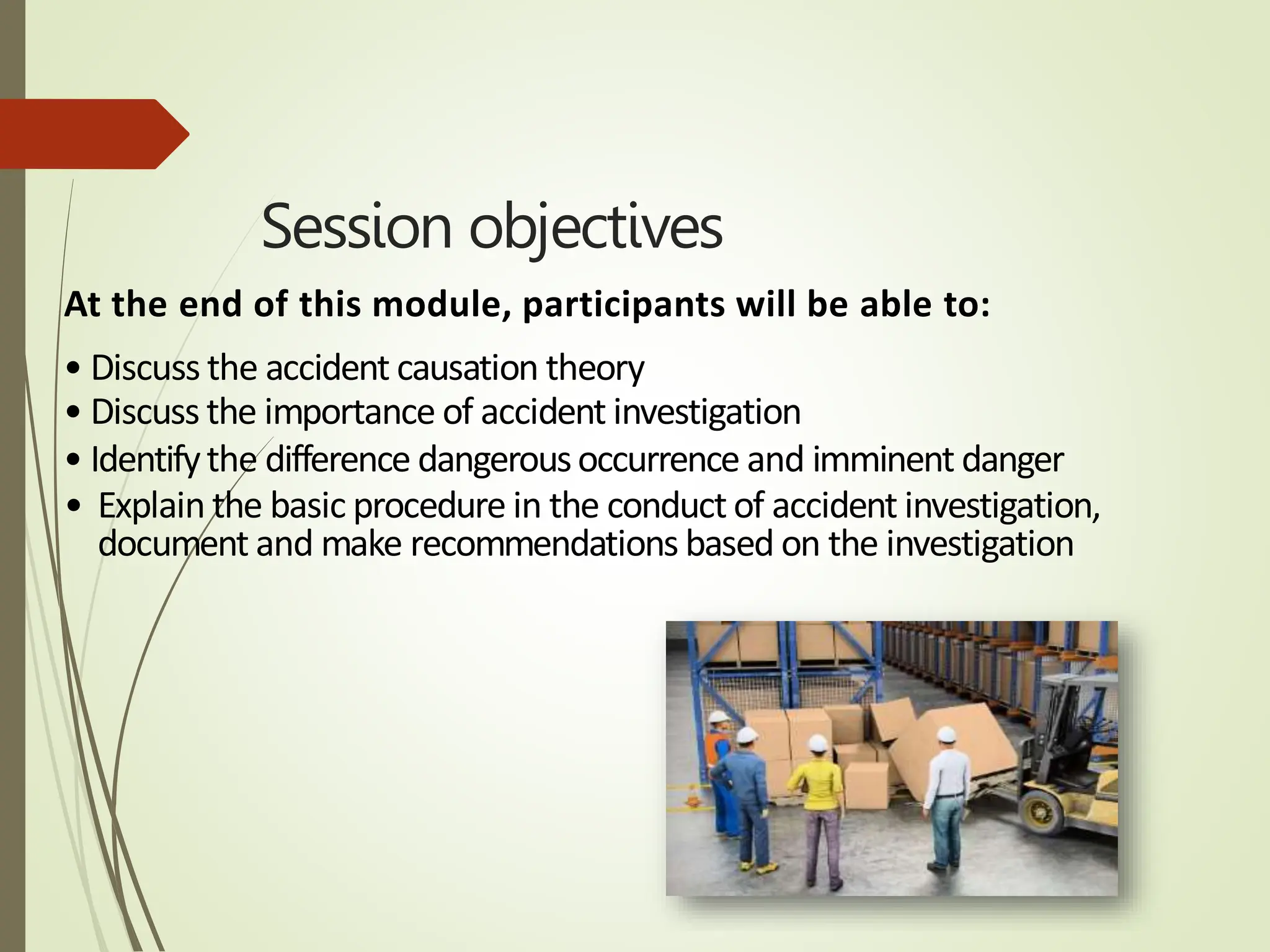 Accident Investigation Training and Assessment Module | PPTX