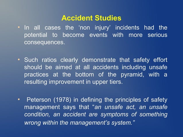 Accident Investigation and Analysis | ODP | Injuries | Diseases and ...