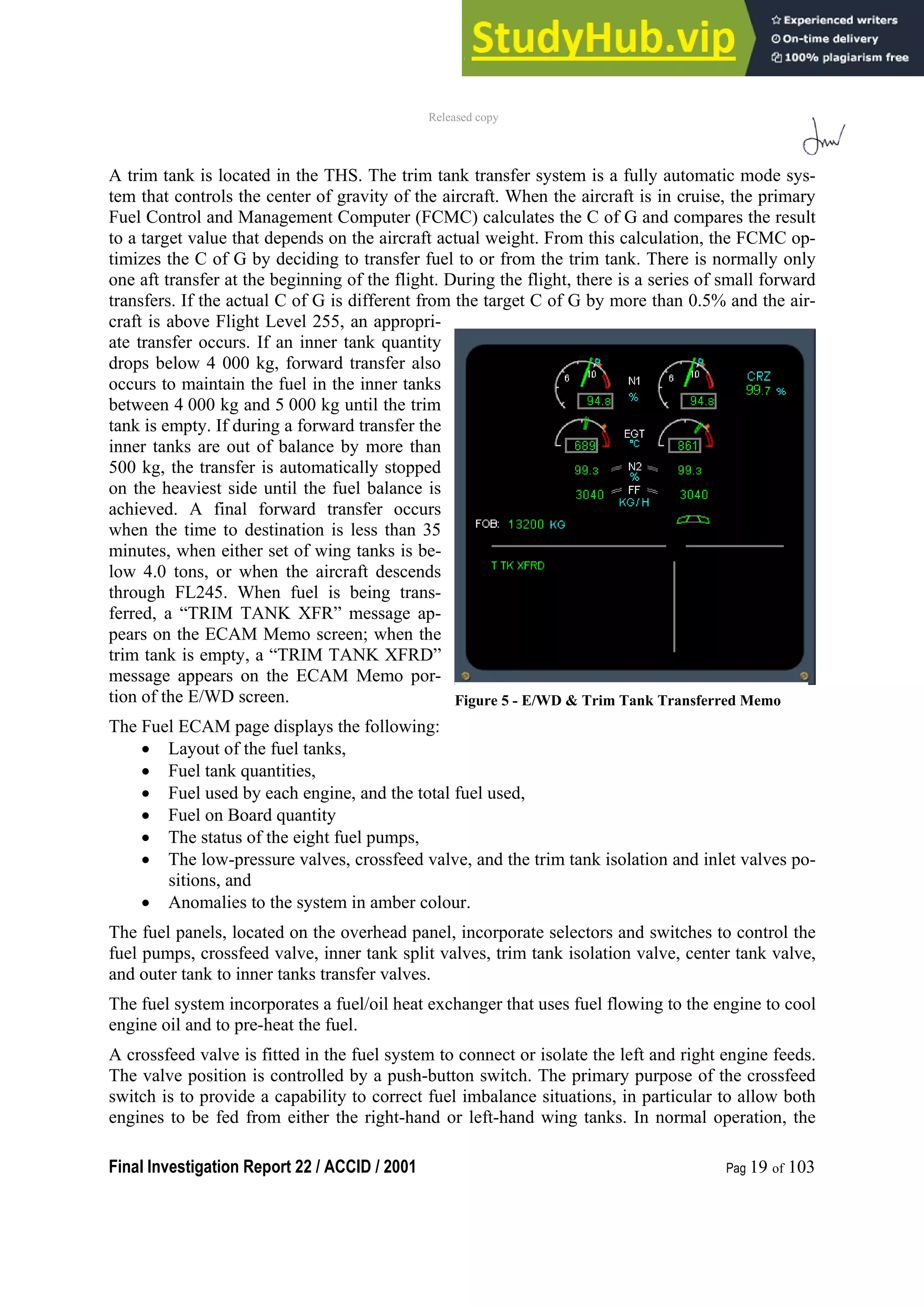 Accident Investigation Final Report Air Transat Flight 236 | PDF