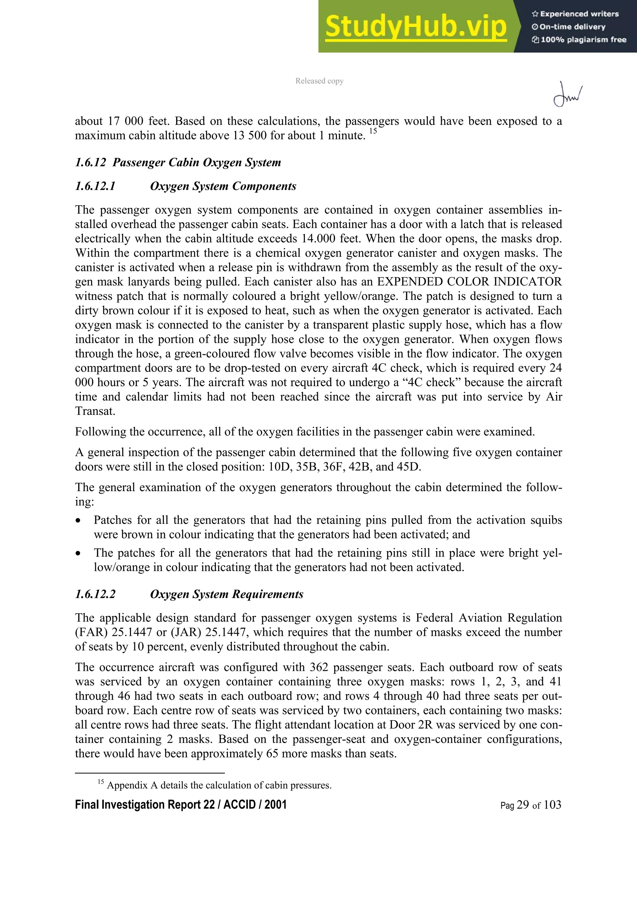 Accident Investigation Final Report Air Transat Flight 236 | PDF